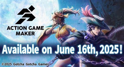 「maker」系列遊戲製作工具新作《action Game Maker》將於 2025 年 6 月 16 日在 Steam 發布 Wantplay