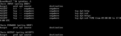 Как настроить Iptables на Centos