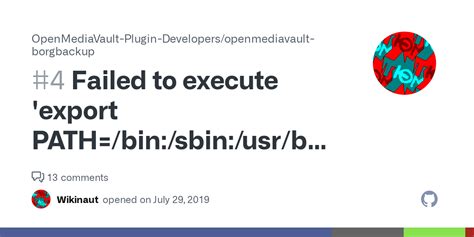 failed to execute export path bin sbin usr bin usr sbin usr local bin usr local sbin