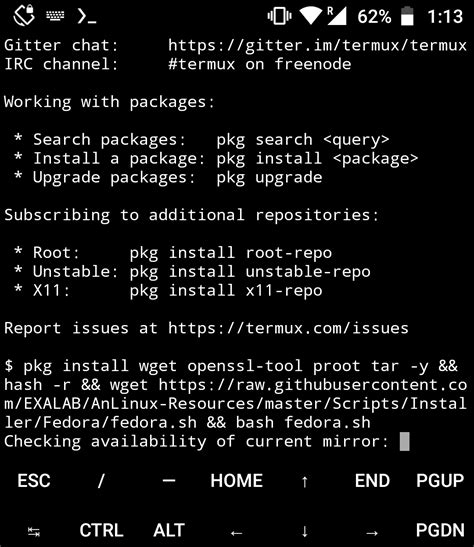 How To Install Fedora Os On Android Mobile Without Root Run Fedora Os Android Mobile