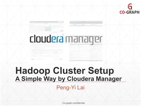 hadoop cluster setup by using cloudera manager ppt