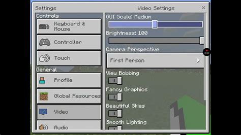 Minecraft Settings Youtube
