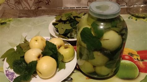 Моченные яблоки в банках Заготовка на зиму Youtube