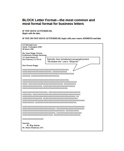 FREE 24 Sample Letter Templates In PDF Word