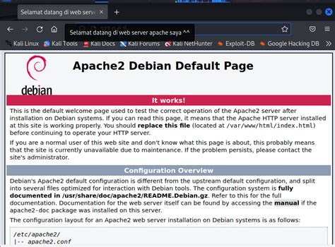 latihan perintah dasar terminal pada sistem operasi linux serta cara menginstall apache2 web