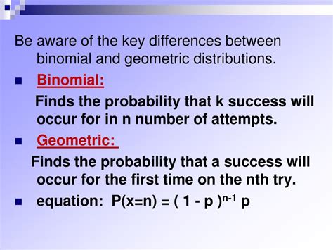 Ppt Section 6 3 Binomial And Geometric Random Variables Powerpoint