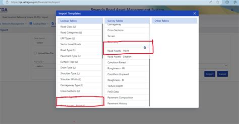 Bug 862 Empty Columns In Import Templates Pop Up Rwanda Rams Redmine