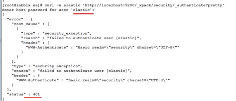Elastic 账户认证 401 问题？ 01234567 博客园