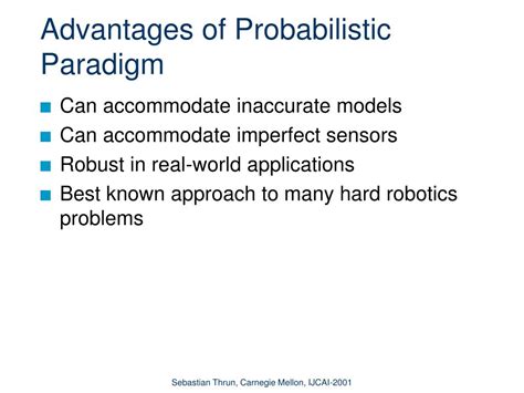 Ppt Probabilistic Algorithms For Mobile Robot Mapping Powerpoint
