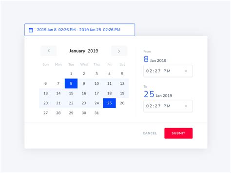 DateTimePicker By Anna H On Dribbble