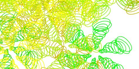 Light Green Yellow Vector Background With Curves 12247786 Vector Art At Vecteezy
