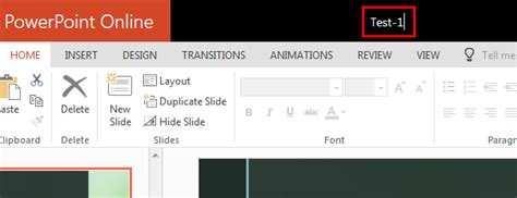 Rename Files In OneDrive And PowerPoint For The Web