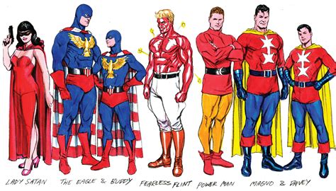Dynamite Comics — Brianmichaelbendis Reimagined Golden Age Heroes