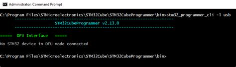 Solved I Cant Make Stm32programmercli Work Please Hel Stmicroelectronics Community