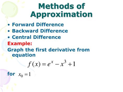 Ppt Numerical Differentiation Or Difference Approximation Powerpoint Ppt Numerical Differentiation Or Difference Approximation Powerpoint