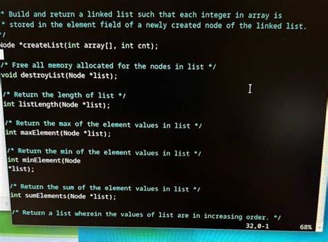 Solved Structure And Type Defintion For A Node In A Singly