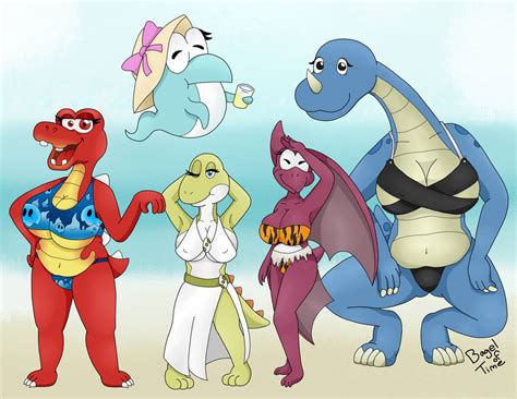 Comm Beach Babe Bash By Bageloftime On Deviantart