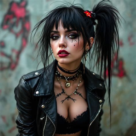 Download Punk Woman Cosplay Royalty Free Stock Illustration Image