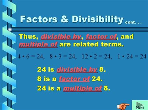 Lesson D Factors Divisibility Prime Composite Numbers