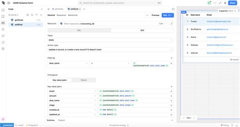 Getting Started With The Json Schema Form Component Retool Docs