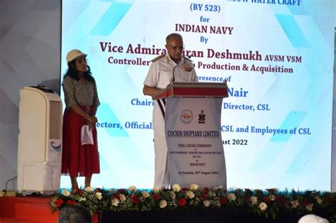 Free Photo Asw Swc Project Ready For First Warship At Csl Kochi