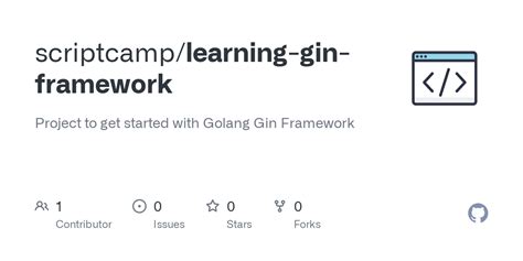 github scriptcamp learning gin framework project to get started with golang gin framework