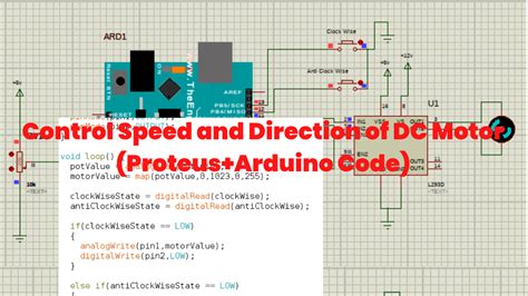 Arduino Blink — Control Speed And Direction Of Dc Motor