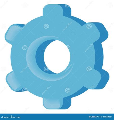 Gear Cog Setting Stock Vector Illustration Of Vector 258933924