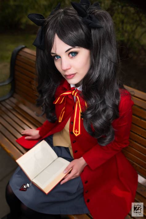 Rin Tohsaka Tohsaka Rin Anime Cosplay Fate Series Fate Srs Cosplay Anime