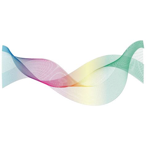 Abstract Color Wave Flow Design Ecology Motion Line Vector Ecology Motion Line Png And Vector
