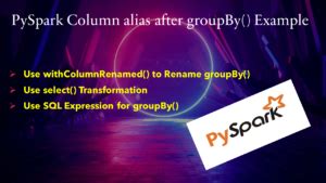 Pyspark Column Alias After Groupby Example Spark By Examples