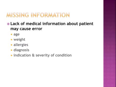 How To Minimize Medication Error Ppt Free Download