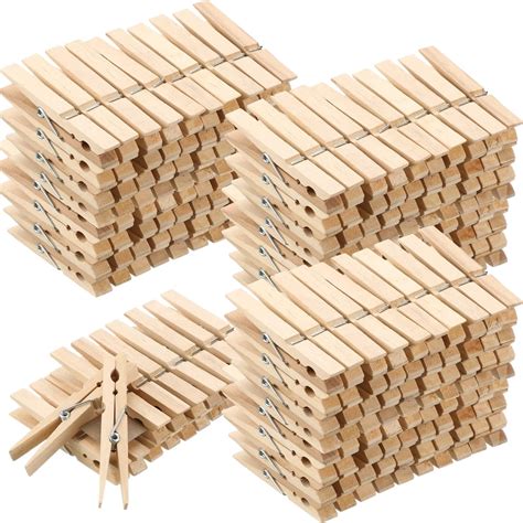 Clorox Wood Clothespins With Spring Value Pack Of 50