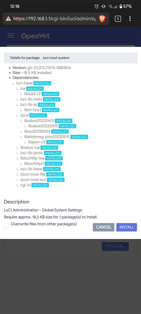 Do You Recommend Updating Packages As Per Screenshots Ropenwrt