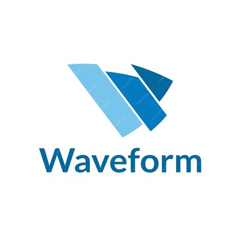 Premium Vector Waveform Logo Design