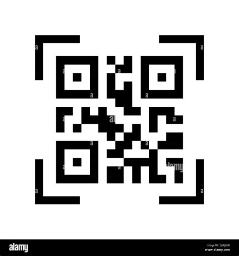 Scan Qr Code Web Design Element Qr Code Scanning Icon Stock Vector