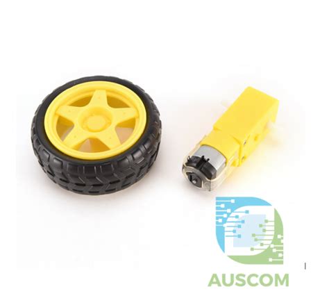 TT Motor Gear And Wheel Set For Arduino Raspberry Pi Smart Car Robot DIY Projects AUSCOM