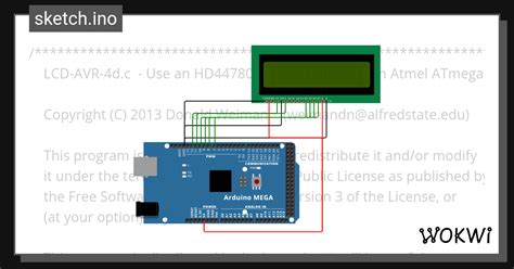 LCD baixo nível Wokwi ESP STM Arduino Simulator