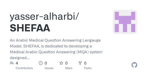 Github Yasser Alharbishefaa An Arabic Medical Question Answering