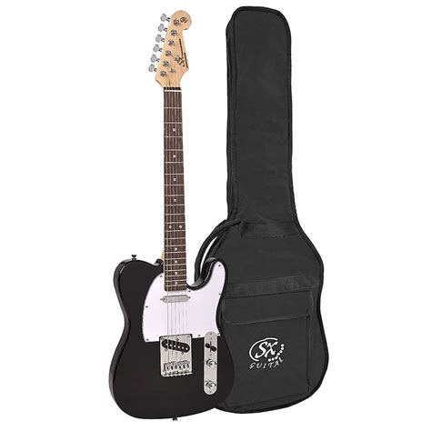 Sx Ed2 Bk Electric Guitar Black With Bag Talentz