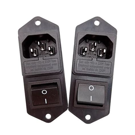 Iec Emc Electric 3in1 Fuse Connector Inlet Power Line Emi Noise Plug Filter With Switch And Iec Emc Electric 3in1 Fuse Connector Inlet Power Line Emi Noise Plug Filter With Switch And
