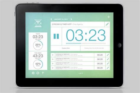 Clockwork Timer App By Ryan Littrell Ui Design Patterns Web Design