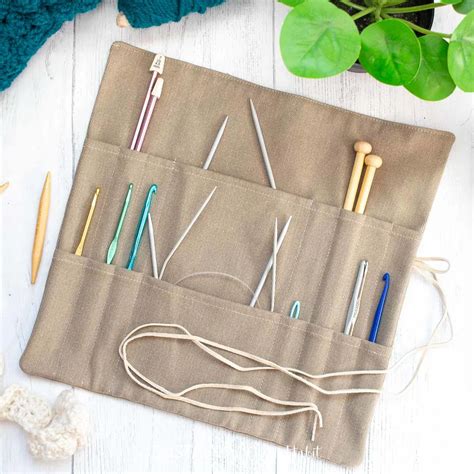 How To Sew A Knitting Needle Organizer Free Pattern Sustain My