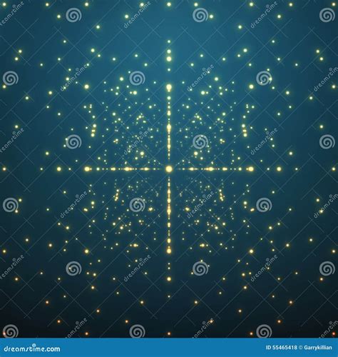 Abstract Vector Background Matrix Of Glowing Stock Vector Illustration Of Invitation