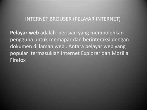 aplikasi internet ppt