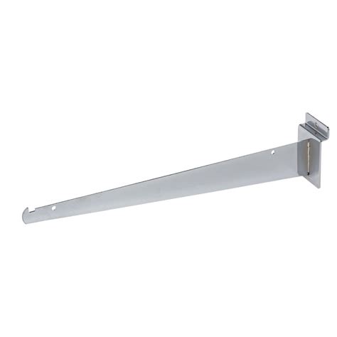 14 Slatwall Shelf Brackets Chrome 14 Slatwall Shelf Brackets Chrome