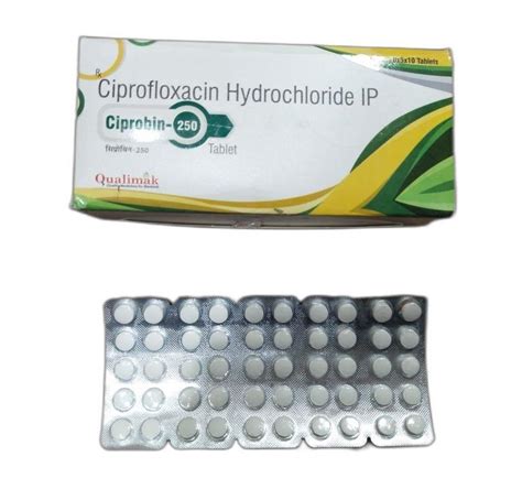 Ciprofloxacin Hydrochloride Tablet 250 Mg At ₹ 480 Box In New Delhi Id 26525602291