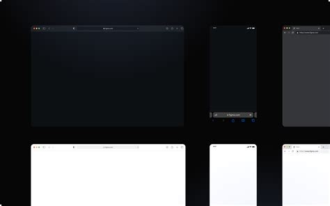 Apple Ios Browser Mockup — Safari And Chrome — Mobile And Desktop — 100 Free Editable Figma