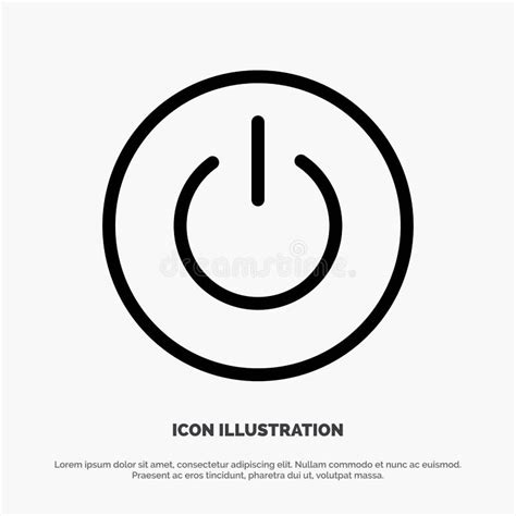 Interface On Power Ui User Line Icon Vector Stock Vector Illustration Of Slider Symbol