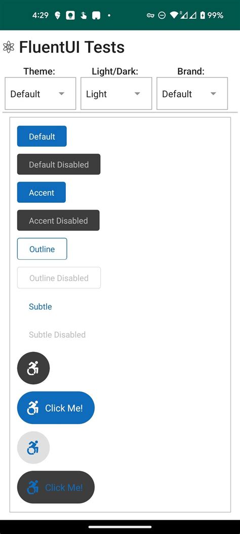 tokenize button android ios by ayush547 · pull request 2337 · microsoft fluentui react native